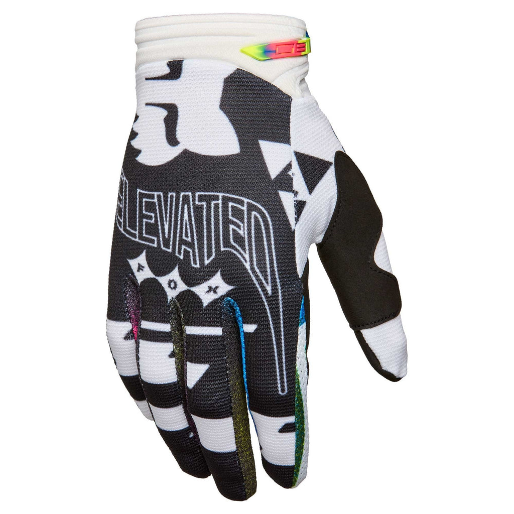 FOX Racing MX | Enduro | MTB Gloves - 180 IMAGE COSMO (White/Black ...
